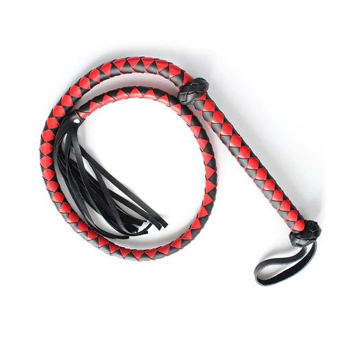 Jual 2018 Horse Riding Crop Hand Made Braided Riding Whips Flogger ...
