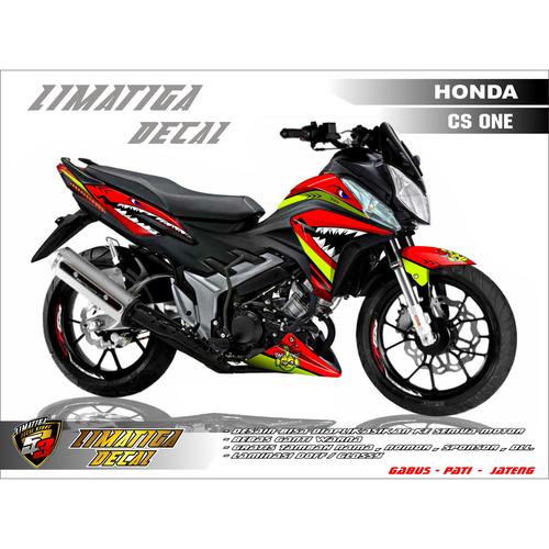 Jual DEKAL STICKER STRIPING MINIMALIS DECALVSTICKER HONDA CS ONE SHARK ...