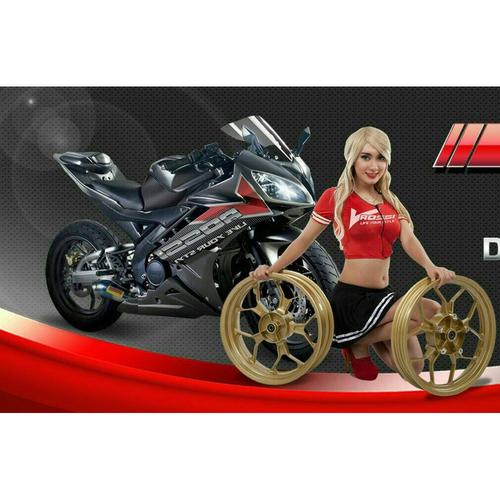 Jual Velg R15 vrossi 4,5 inci velg r15 double disc tapak lebar 4,5 inc ...