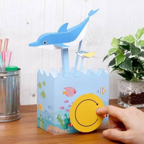 Jual Dolphin and Flying Fish Chase Papercraft - Kab. Bekasi ...