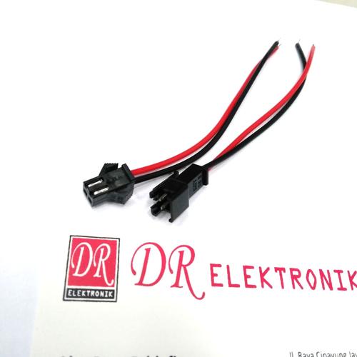 Jual Kabel Soket DC SM 2 pin Konektor JST Male female Connector Cable ...