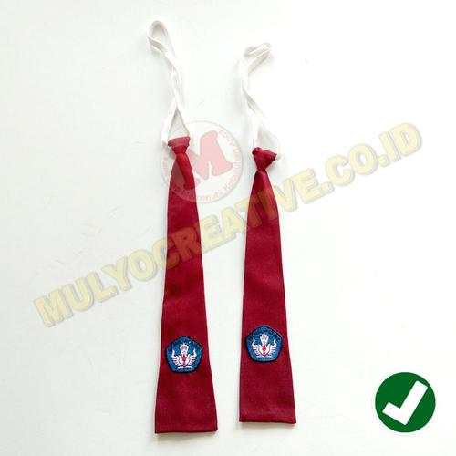 Jual Dasi SD Logo Warna Biru - Dasi Anak Perempuan Sekolah SD Pengait ...