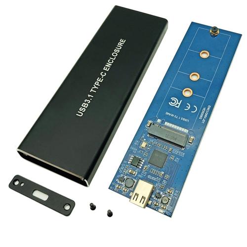 Jual NVMe Enclosure M 2 to USB SSD Hard Disk Drive Case Type C ...