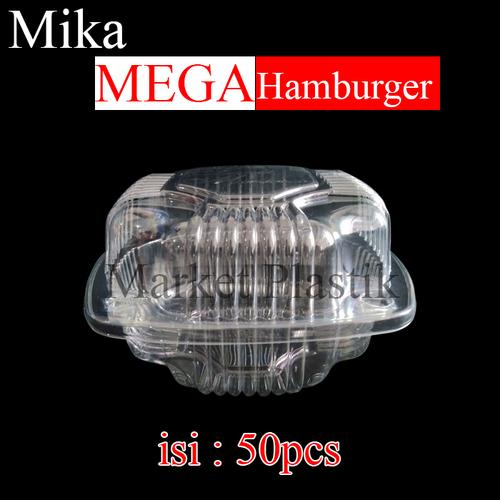 Jual Mika mega HB@50PC/mika plastik/mika hamburger/mika murah/mika ...