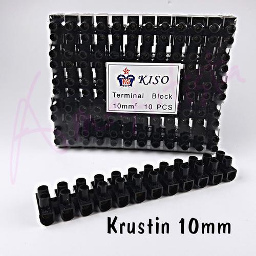 Jual Krustin atau terminal block 10mm KISO Rated 10A 380V (1pcs) 1 ...