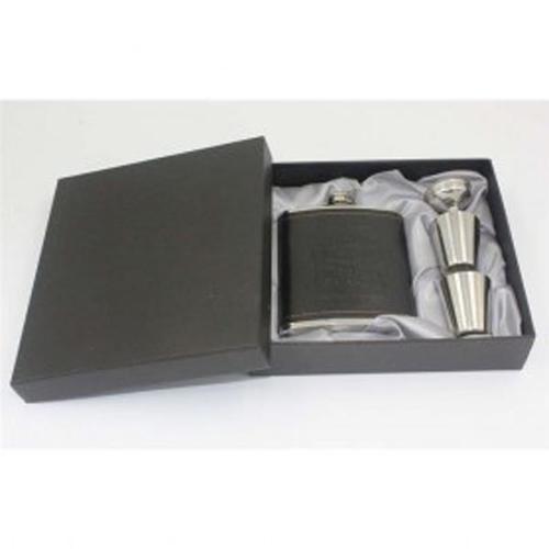 Jual Botol Minuman Alkohol Steel Leather Flask + 2 Shot Glass - Jakarta ...