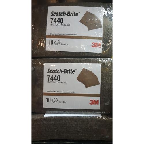 Jual 3M 7440 Amplas Scotch Brite HEAVY DUTY Hand Pad 7440 100% ORI 3M ...