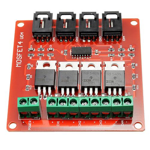 Jual Termurah Four Channel 4 Route IRF540 MOSFET Button Switch Module ...