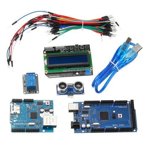 Jual Mega 2560 R3 For Arduino Kit HC-SR04 Breadboard Cable Relay - Kota ...