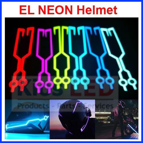 Jual EL Neon Light LED Lampu Helm Helmet Motor Night Rider - Blade ...