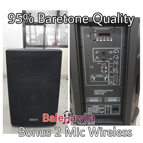 Jual Portable Speaker RECORDING Tech LW15 15in Speaker Bukan Baretone ...