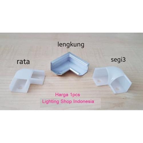 Jual Belokan kap batangan aluminium sparepart rumah lampu LED strip ...