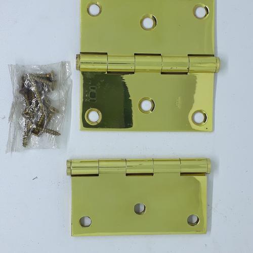 Jual Engsel kuningan asli 3 inch untuk jendela pintu lemari dll solid ...