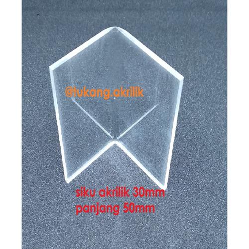 Jual Siku Akrilik Acrylic Mika 30mm x 50mm murah - Jakarta Pusat ...