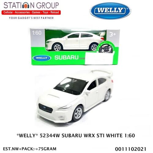 Jual WELLY 52344W SUBARU WRX STI WHITE 1/60 - RED - Kota Samarinda - Station Group | Tokopedia