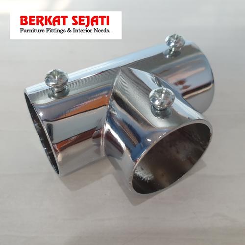 Jual Joint Join Pipa Bracket Sambungan Pipa Bulat 1" inch 25mm / T 3 ...