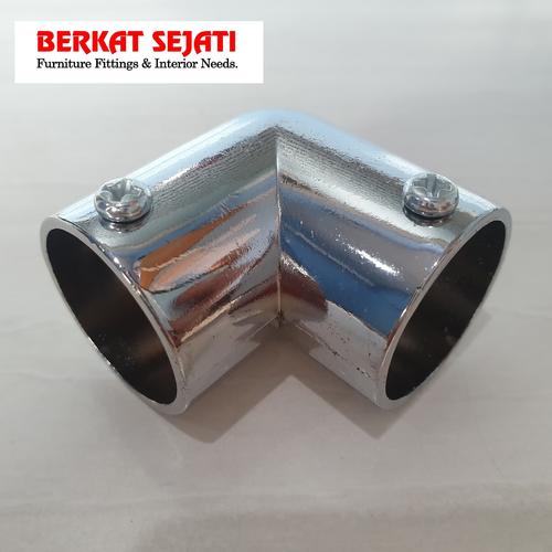 Jual Joint Join Pipa Bracket Sambungan Pipa Bulat 1" inch 25mm / L 2 ...