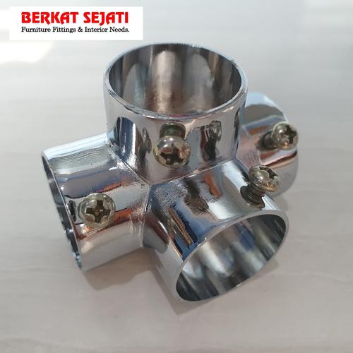 Jual Joint Join Pipa Bracket Sambungan Pipa Bulat 1" inch 25mm / K 4 ...