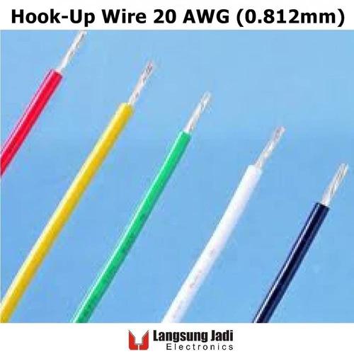 Jual 20 AWG PVC Tin Plated Copper Hook-Up Wire kabel serabut tembaga ...