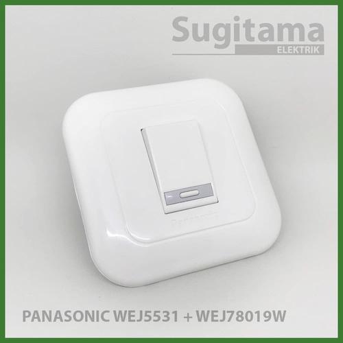 Jual Saklar engkel / switch single PANASONIC Wide Series (kecil ...
