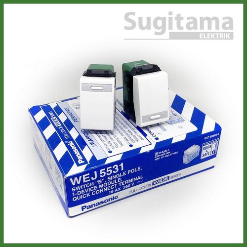 Jual Mata saklar engkel / single switch PANASONIC WEJ5531 (tanpa frame ...