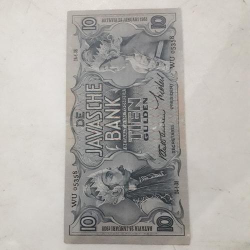 Jual uang wayang 10 gulden tahun 1938 100% asli - Kab. Bogor - sep ...