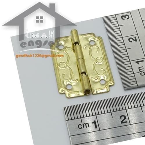Jual Engsel mini ornament L19xT24 mm A.R02a Engsel antik untuk kotak ...