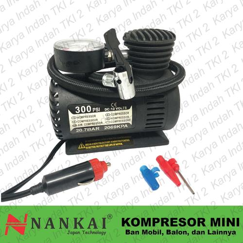 Jual Kompresor Mini NANKAI Pompa Ban Mobil Motor Balon Mini Compressor ...