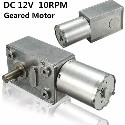 Jual motor gear box gearbox 370 10rpm 12v motor dc reversible - 12v ...