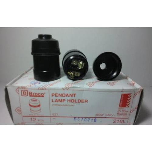 Jual Fitting Lampu Gantung Broco HITAM E27 - Jakarta Utara ...