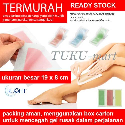 Promo HAIR REMOVAL STRIP 2 / PENCABUT BULU 2/ PAPER WAX (UKURAN BESAR 9X18) - Kota Bekasi - Tuku ...