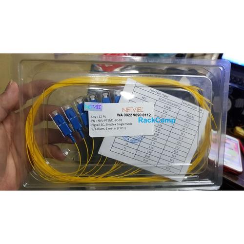 Jual NETVIEL NVL-PTSM1-SC-01 Pigtail SC Fiber Optic simplex Single Mode ...