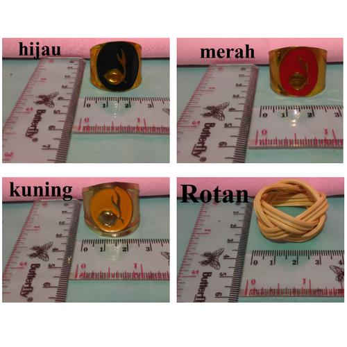 Jual Ring Cincin Pengikat Ikat Dasi Kacu Pramuka Merah Penggalang Rotan ...