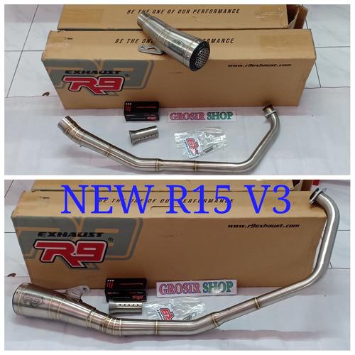Jual Knalpot racing R9 Gp R15 new v3 v4 Xsr155 Mt15 R15 old v2 Xabre ...