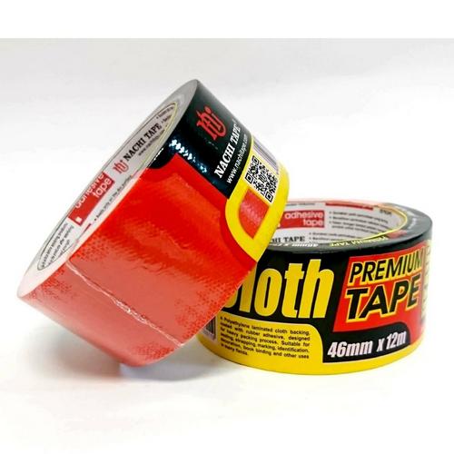 Jual Nachi Cloth Tape Lakban Kain 46 mm / 2 Inch x 12 meter Merah ...
