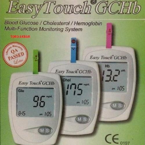 Jual Alat Cek Gula darah Hb / Easy Touch GCHB Glukosa Cholesterol ...