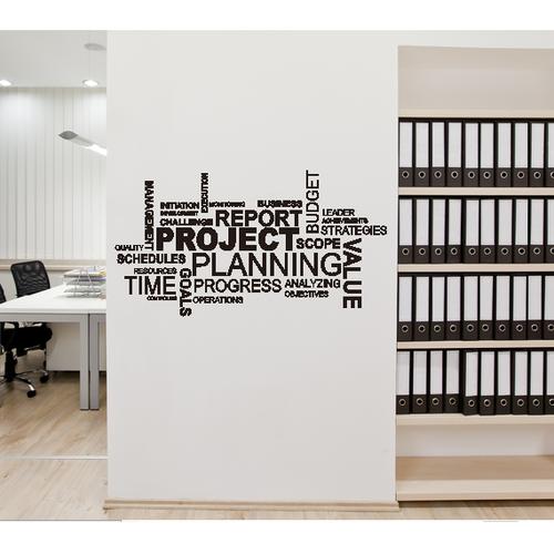 Jual WallStiker Project Chart Office Dekorasi Wall Quotes Sticker ...
