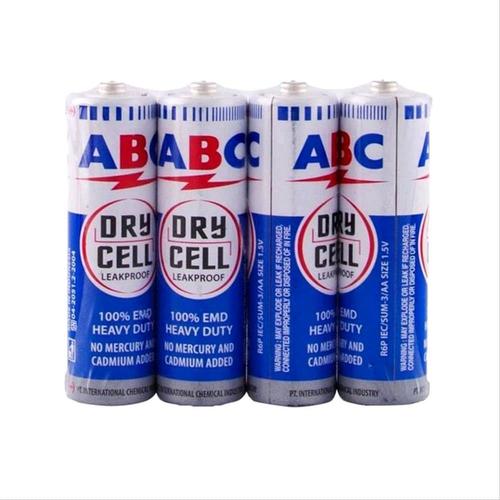 Jual Baterai ABC Tipe R6S AA 1.5V Batu Batre Battery Dry Cell Biru (4 ...