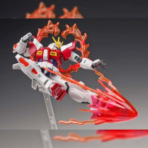 Jual Bandai Original HG HGBF 1/144 Build Burning Gundam + flame effect ...