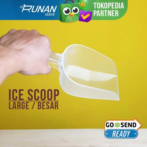 Jual Plastic Ice Scoop Large / Sekop Es Batu Plastik Besar Sendok Es ...