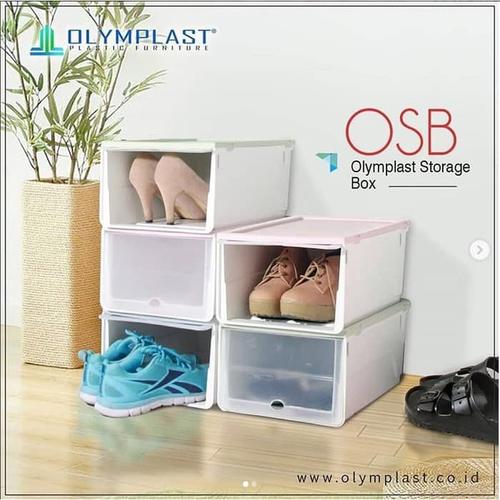 Jual Olymplast Storage Box OSB Container Box Plastik Kotak Sepatu ...