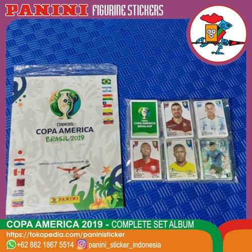 Jual PANINI STICKER COPA AMERICA 2019 BRAZIL - COMPLETE SET STICKER ...