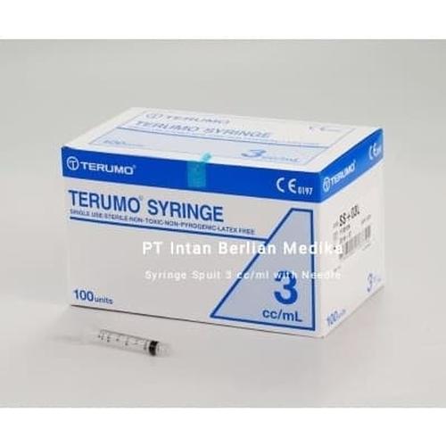 Jual Terumo Syringe Spuit 3 cc / ml with Needle - Kota Bekasi - Intan ...