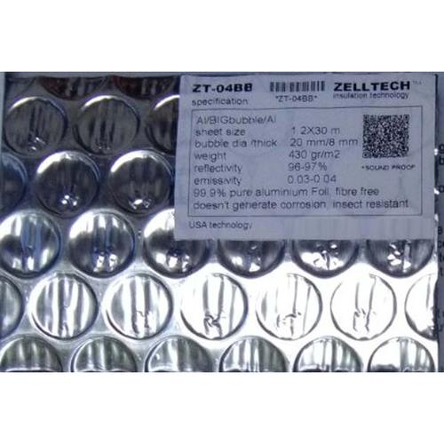 Jual Aluminium Foil Atap 8mm Zelltech ZT04BB / Bubble Foil / Insulasi ...