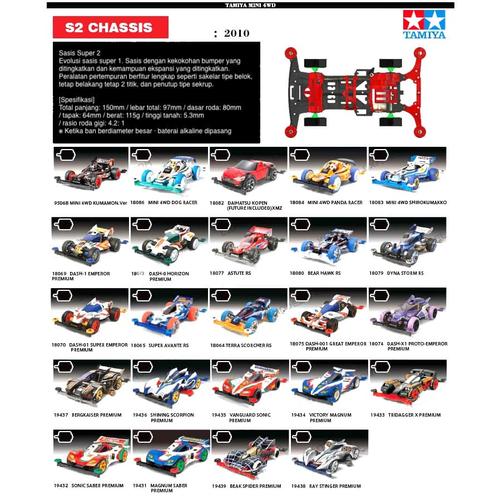 Jual TAMIYA KIT SUPER II CHASSIS SPESIFIKASI - Jakarta Barat - TAMIYA ...