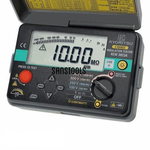 Jual kyoritsu kew 3023A megger digital insulation tester 3023 A asli ...