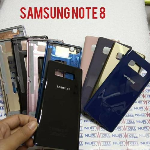 Jual Housing Casing Samsung Note 8 Fullset Backdoor Frame Lcd Back ...