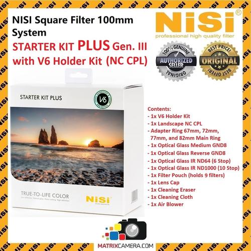 Promo NiSi Starter Kit Plus Third Generation III 100mm Filter with V6 ...