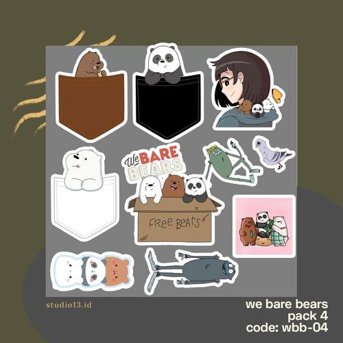Jual We Bare Bears Sticker Pack - WBB04 - Kota Bandung - Studio13 ...