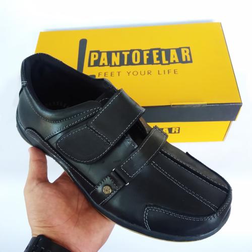 Jual Sepatu Pantofel hitam pria kantoran pantopel dinas kulit asli ...